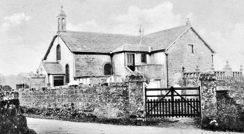 Tour Scotland: Old Photograph Church Kirkpatrick Fleming Scotland