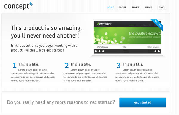 25 Awesome XHTML/CSS/ HTML5 Website Templates | Mow Design | Graphic ...
