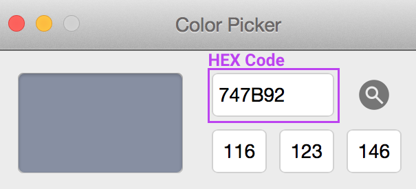 Find Color Code of an Image on your Screen