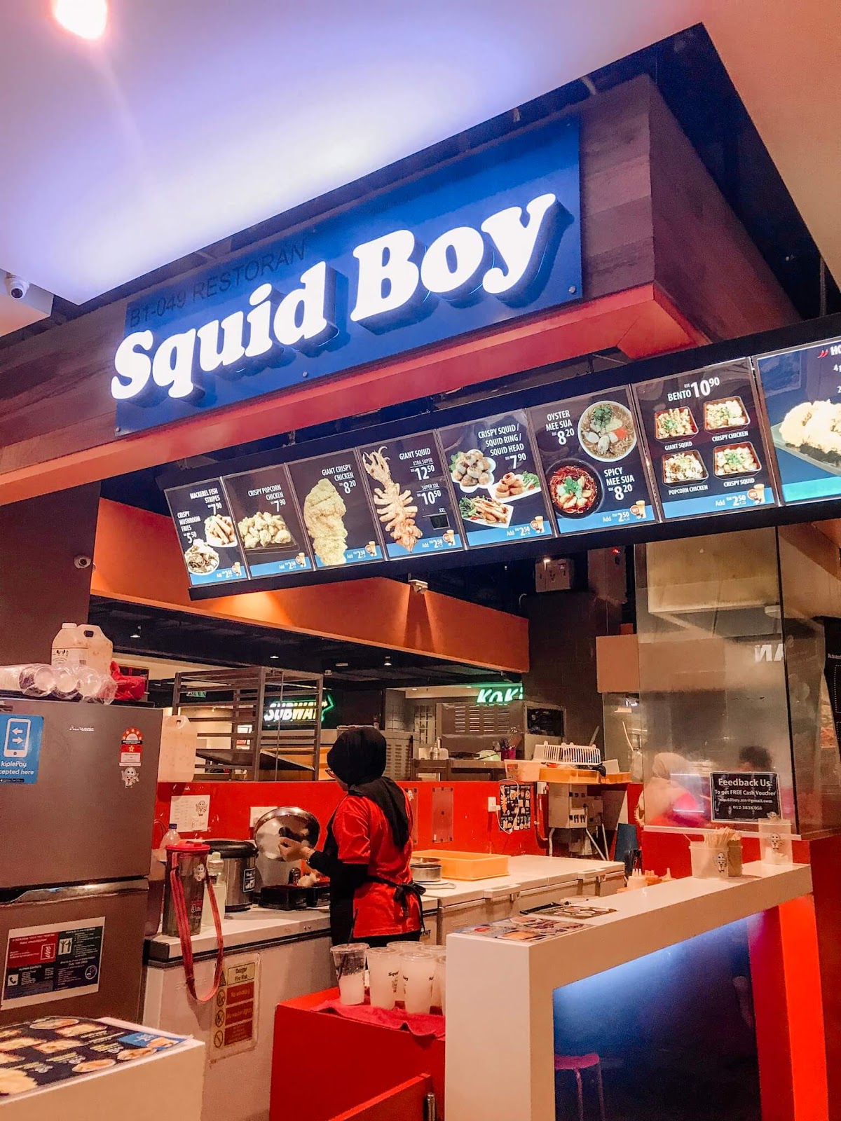Singgah makan di Restoran Squid Boy MyTOWN KL