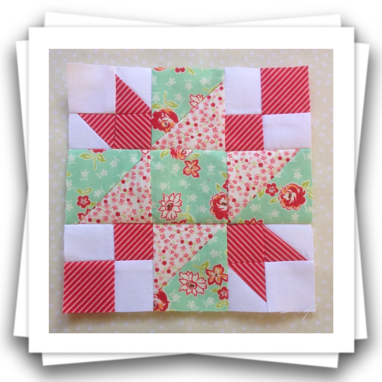Chatelaine- Free BOW Sampler Quilt Block 72 - Threadbare Creations
