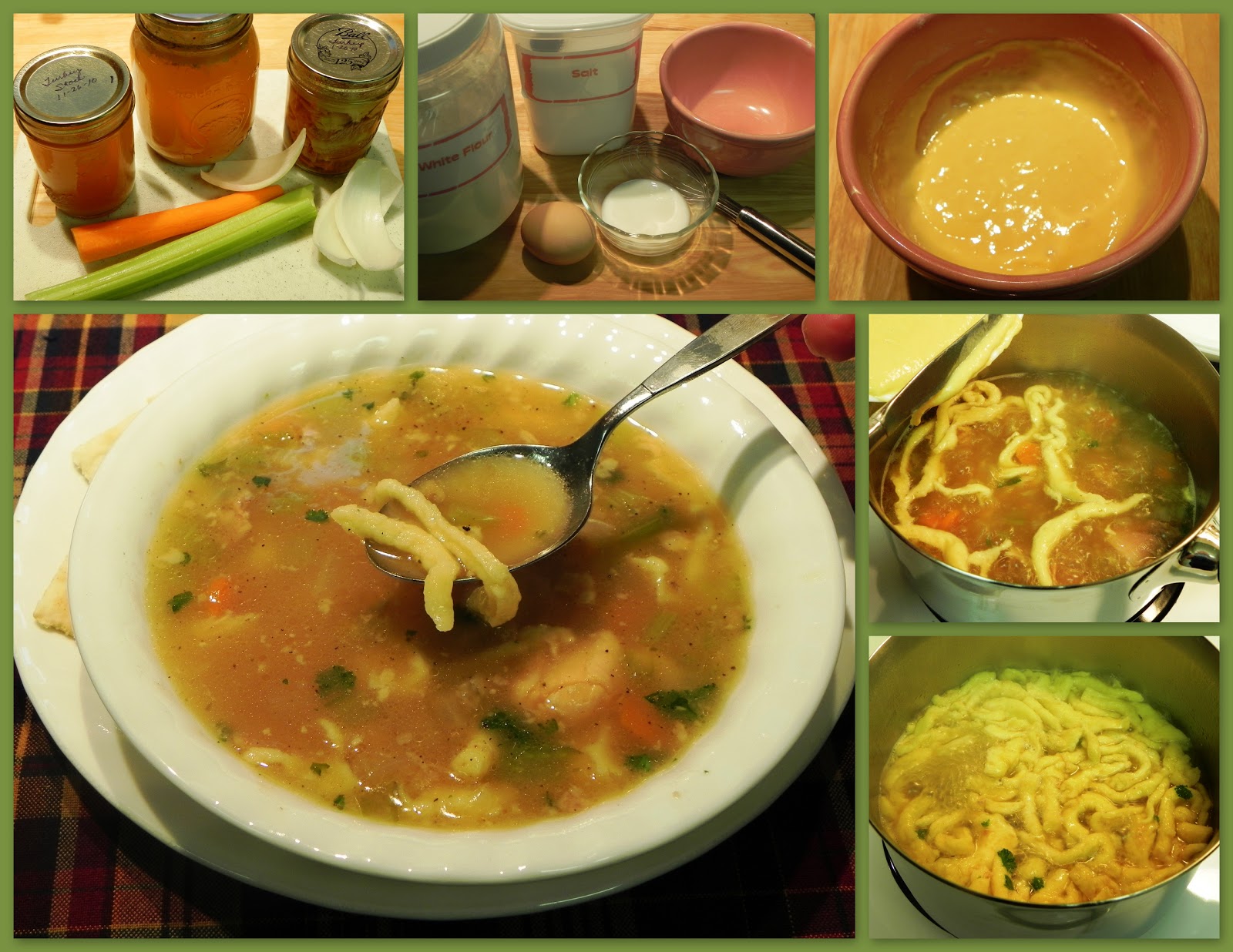 The Iowa Housewife: Make it Yourself...Spätzle, Spätzli or Spaetzle in Soup