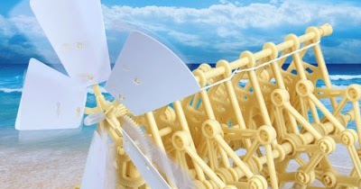 Topaz Devices: DIY Wind Powered DIY Walking Walker Model