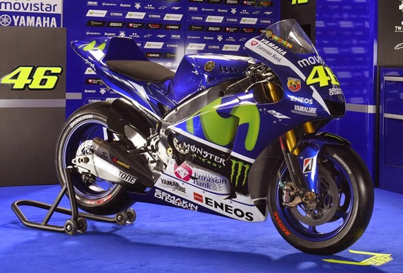 Tampilan Motor Yamaha MotoGp YZR M1 2015 Terbaru