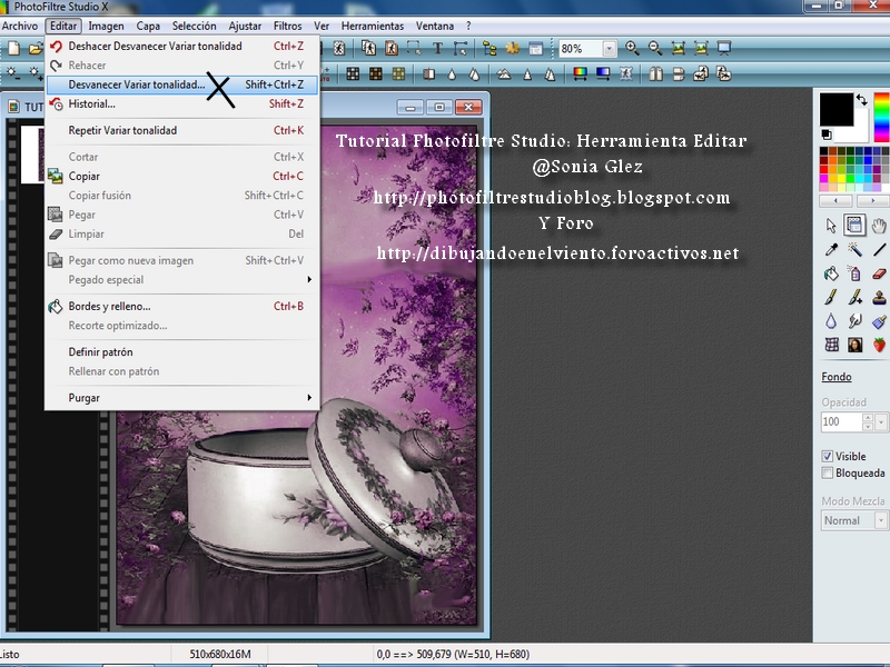 Desvanecer suaviza el resultado obtenido,veamos en este caso como al ...