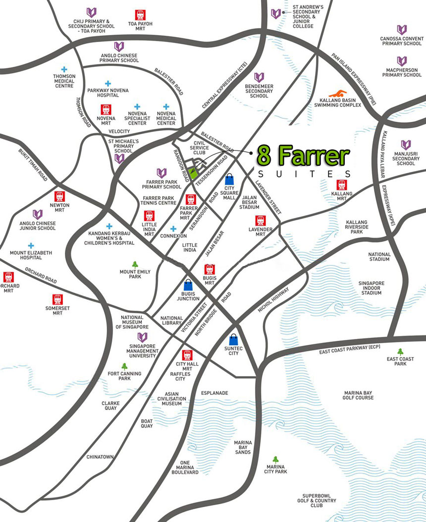 8 Farrer Suites - FREEHOLD @ Farrer Park MRT