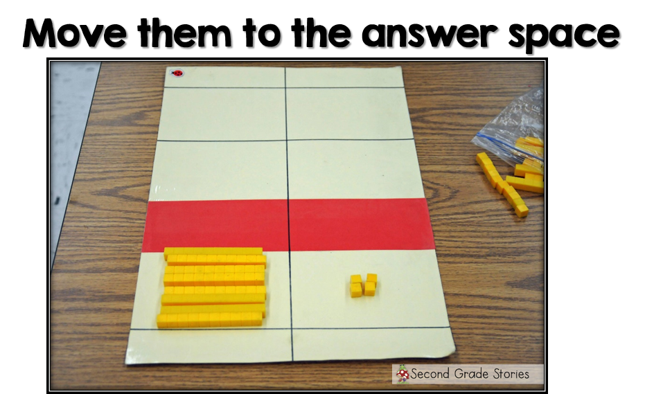 Addition With Regrouping - Transition Boards, Part 1 - Second Grade Stories