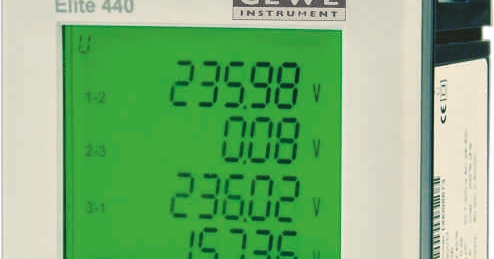 CEWE INSTRUMENT: CEWE ELITE 440 - MULTI LINE 3 PHASE PANEL METER
