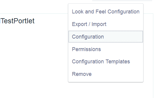 Custom portlet configuration - DXP : Liferay DXP Solutions