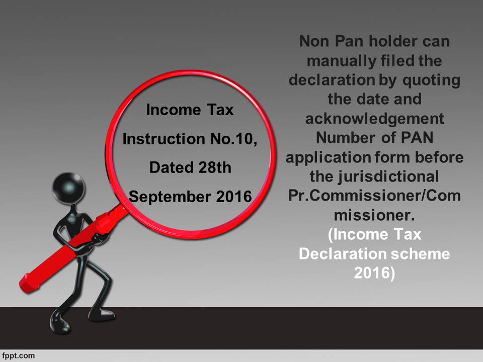 Income Tax: Non Pan Holders can also file income declaration under ...
