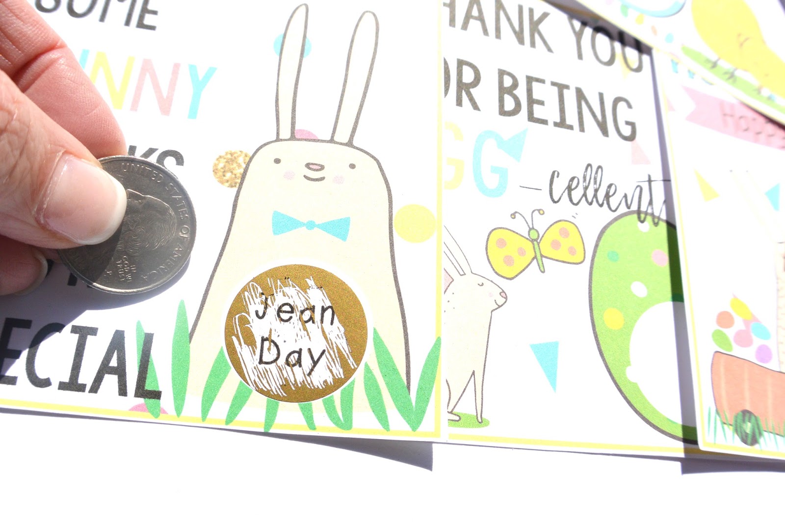 Easter Theme Scratch Off Tickets - Principal Principles