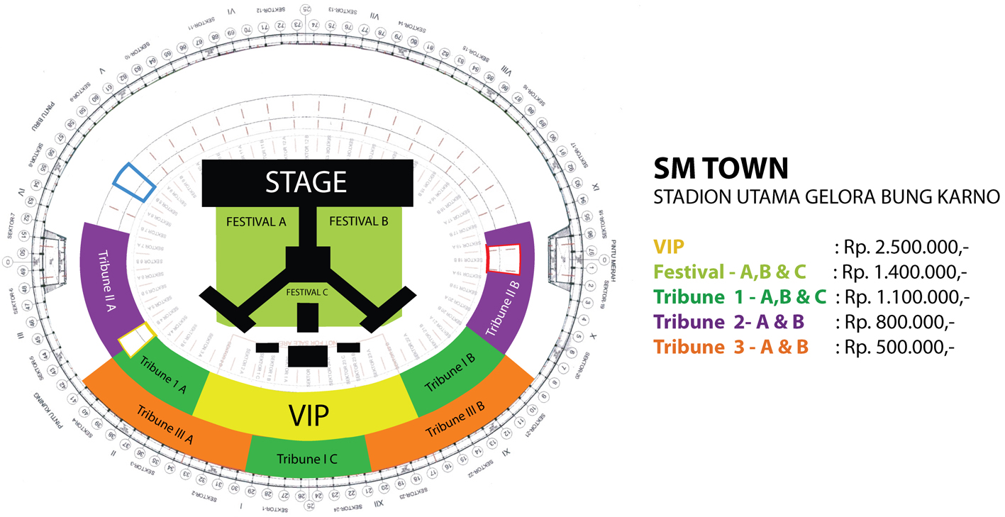 RENDINATION: SMTOWN LIVE WORLD TOUR III JAKARTA SEATING CHART