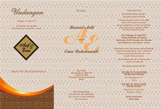 Koleksi Font Undangan : font undangan nikah