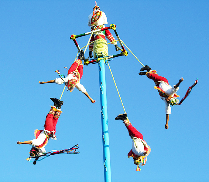 A Story of Us Together...: Mayan Pole Flyers...