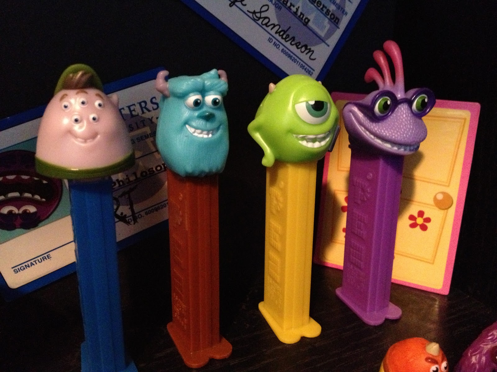 Dan the Pixar Fan: Monsters University: PEZ Collection
