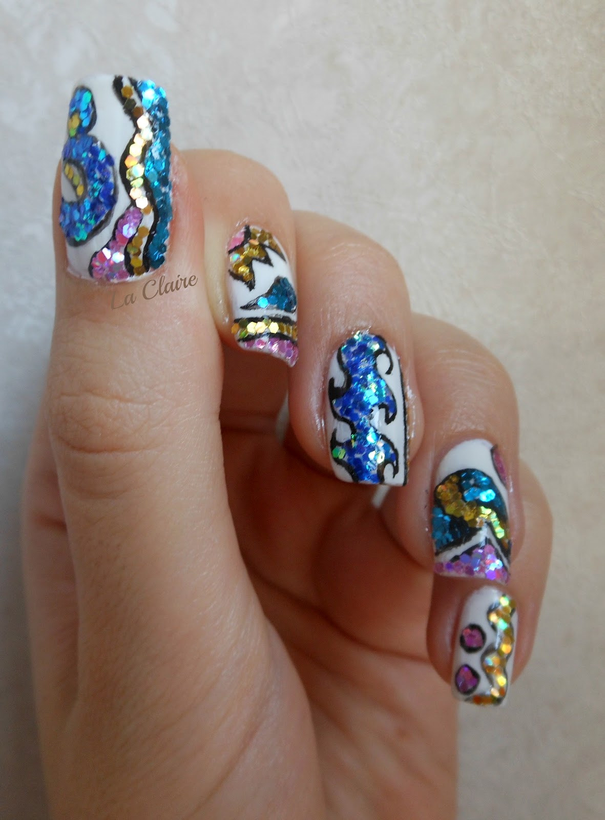 La Claire: Nail art Gaudì inspired