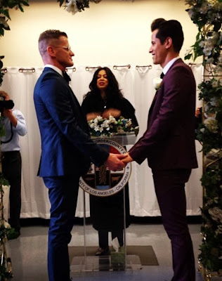 E! News presenter Marc Malkin marries his partner, Fabian Fuentes