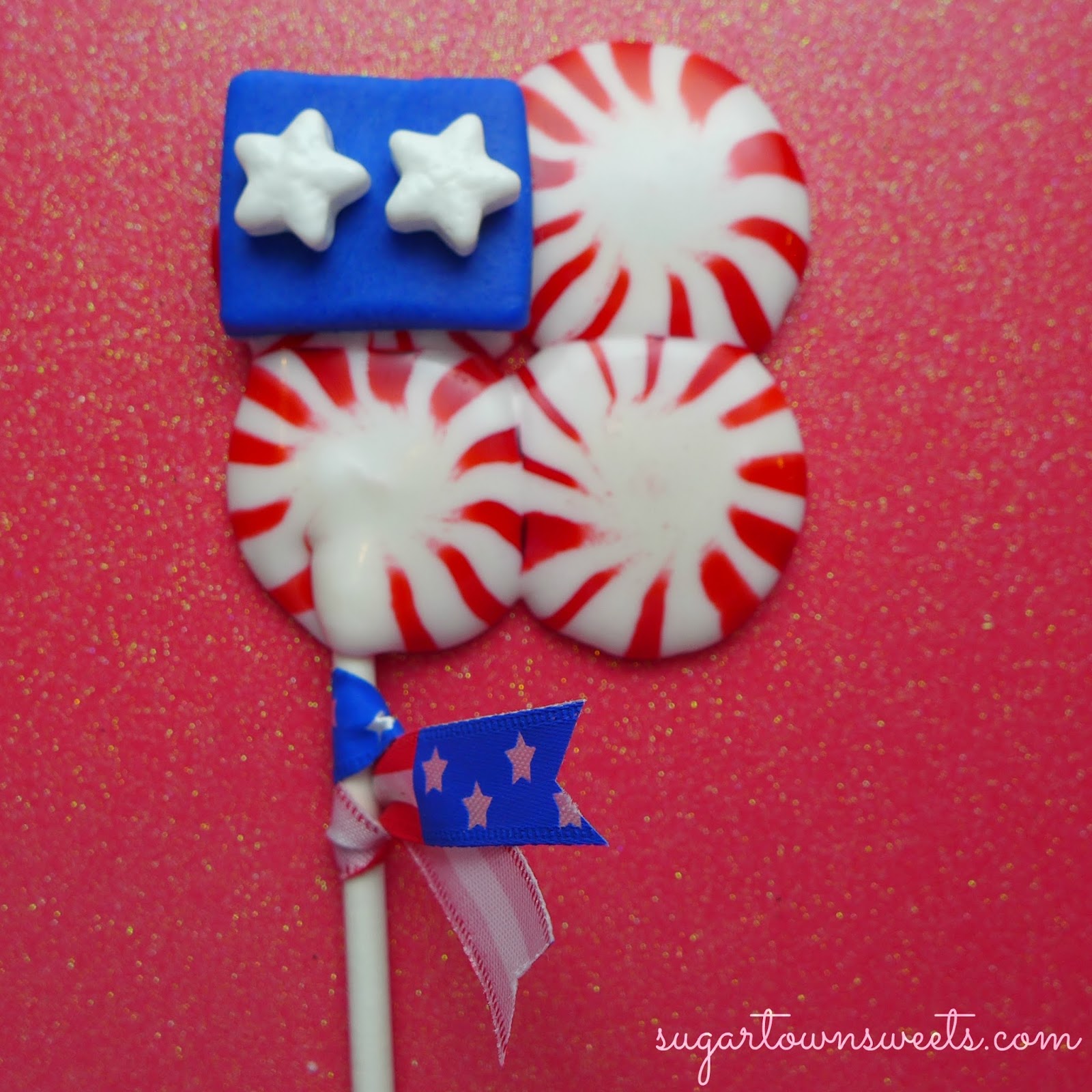 Sugartown Sweets: Fireworks Pops for the Fourth of July and a Patriotic ...