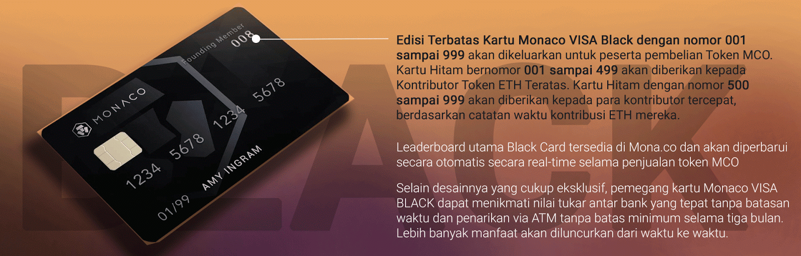 [MCO] MONACO #1 Cryptocurrency Payments Card - Gaptek Cryptocurrency