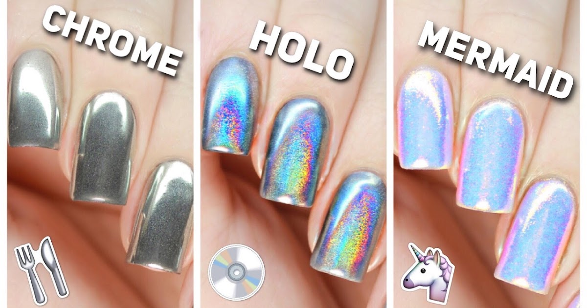 Simple Tips to Apply Chrome, Holo & Mermaid Nail Powders