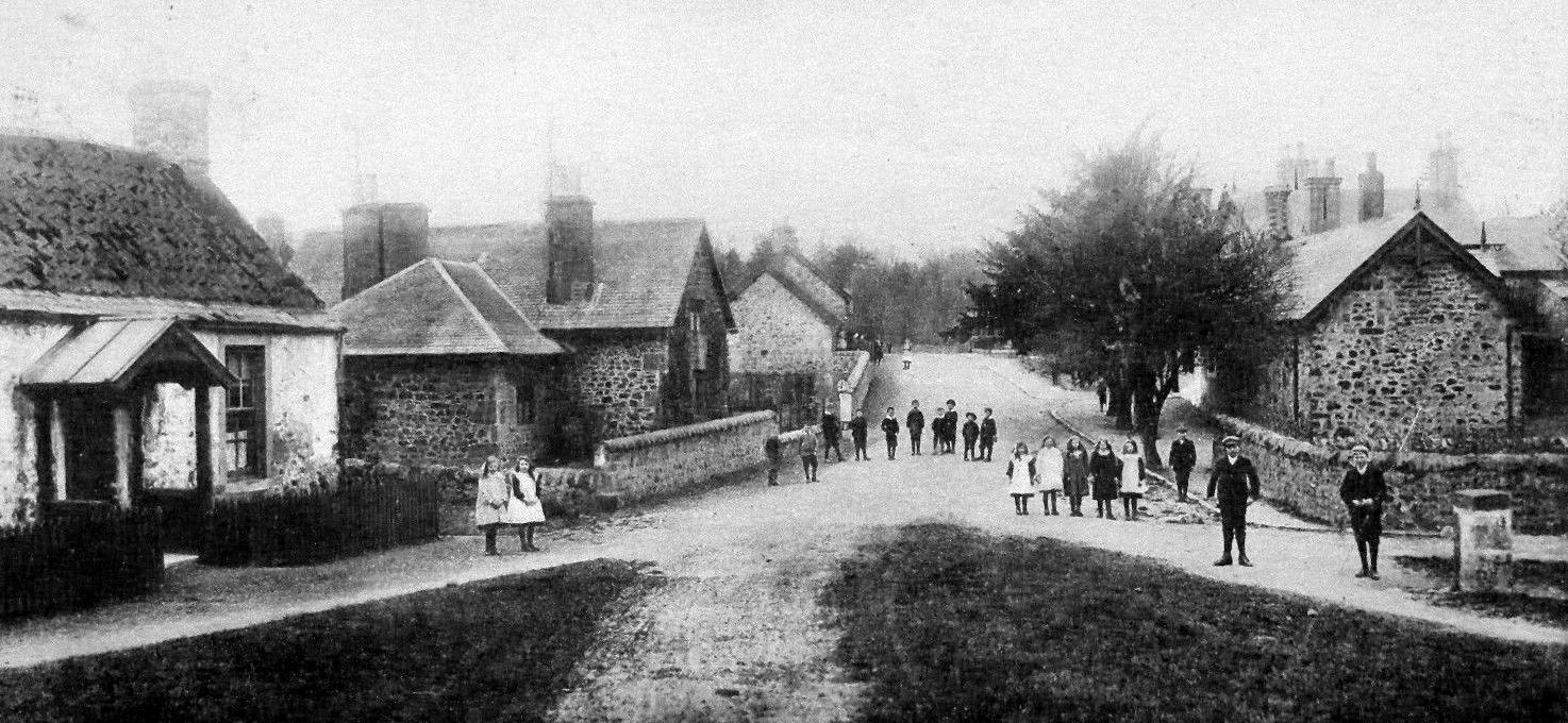 Tour Scotland: Old Photograph Forgandenny Scotland