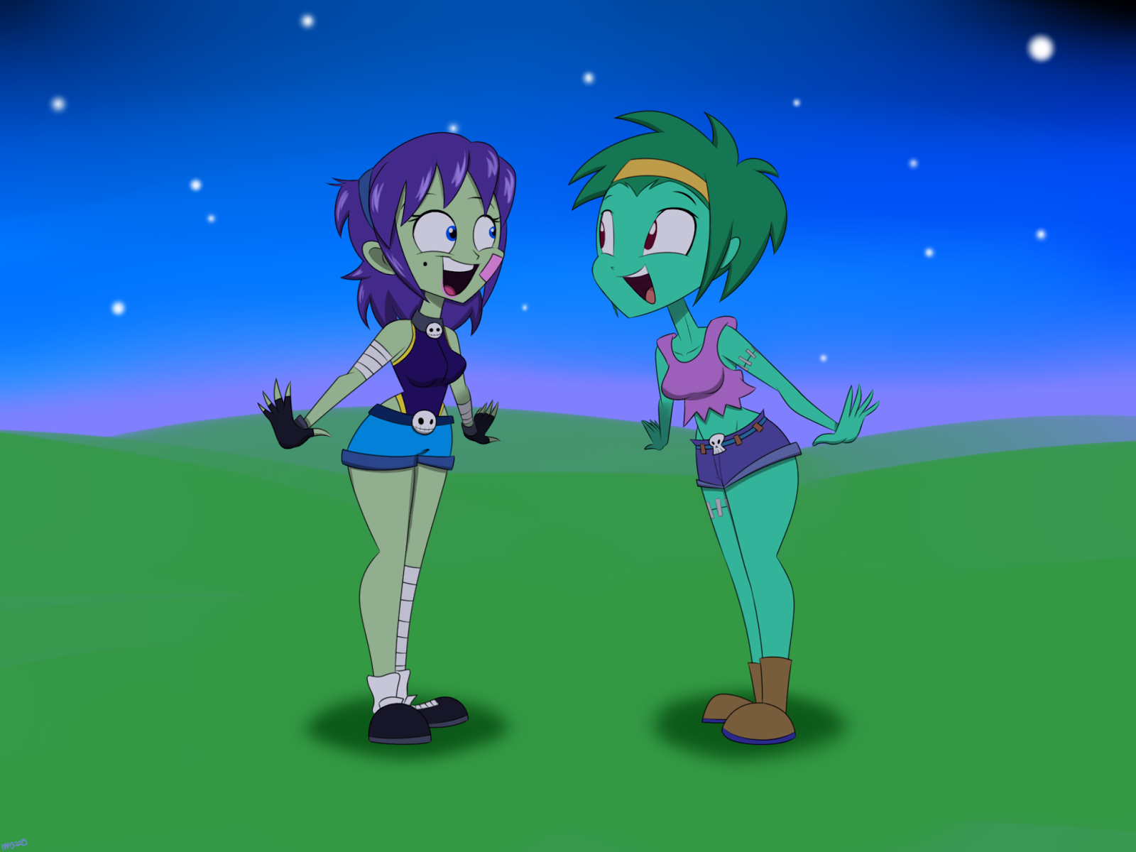 MFB's Toony Blog: Zoey Meets Rottytops