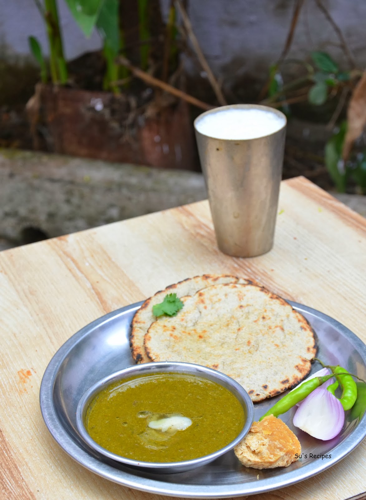Su's Recipes: Sarson da Saag Makki di Roti