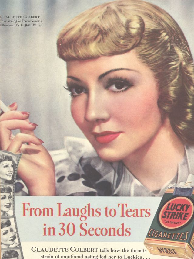 40 Vintage Tobacco Advertisements Featuring Female Movie Stars From the ...