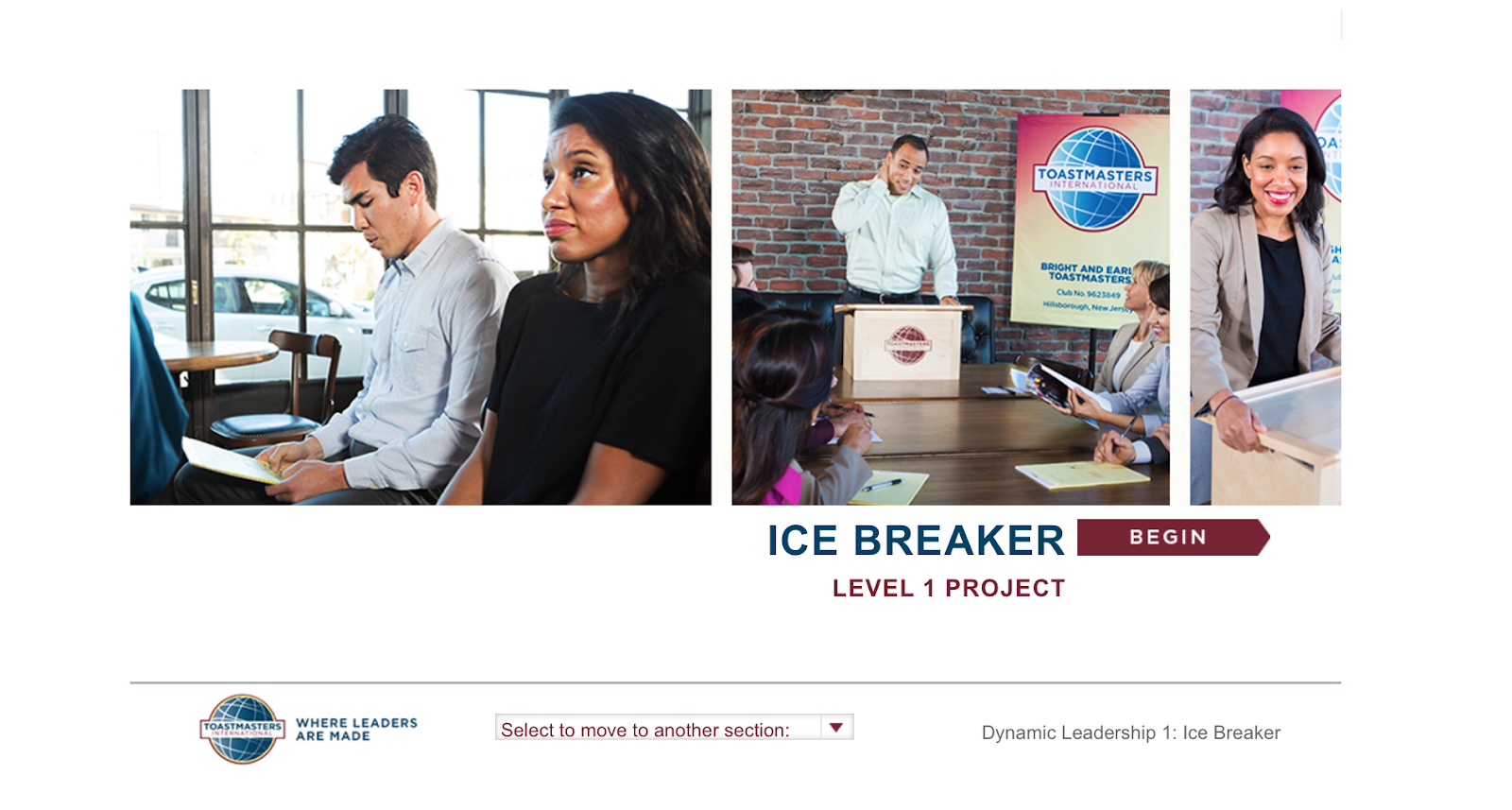 Pathways experience: Icebreaker, in French: Brise de Glace