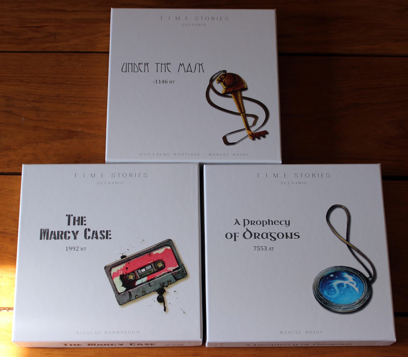 Random Nerdery: Cardboard - T.I.M.E Stories board game review