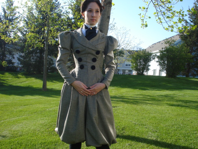 The Couture Courtesan: 1890s Bloomer Bicycle Outfit