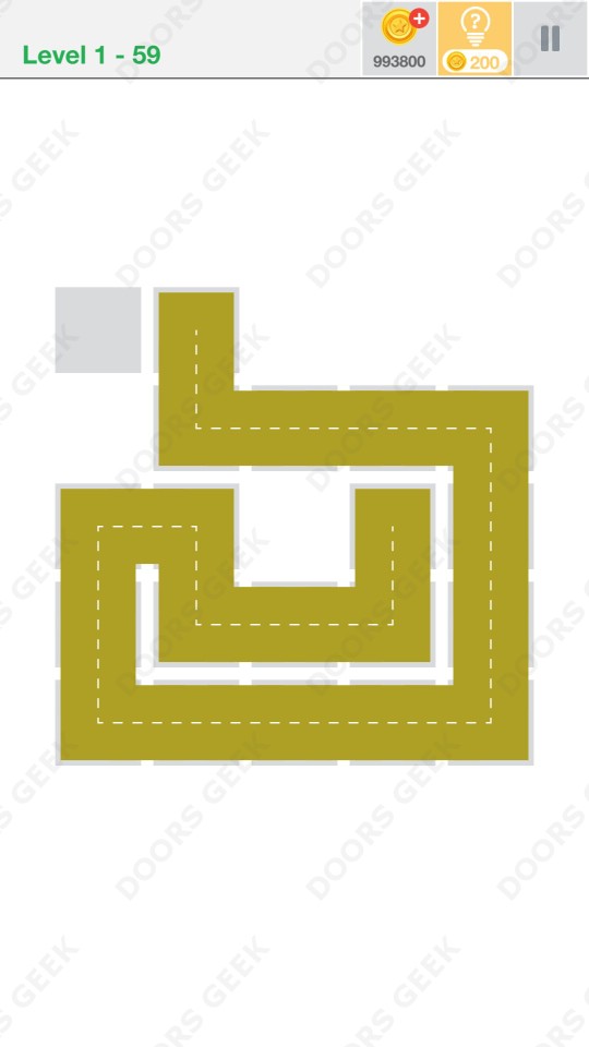 Fill Level 1-59 Solution ~ Doors Geek