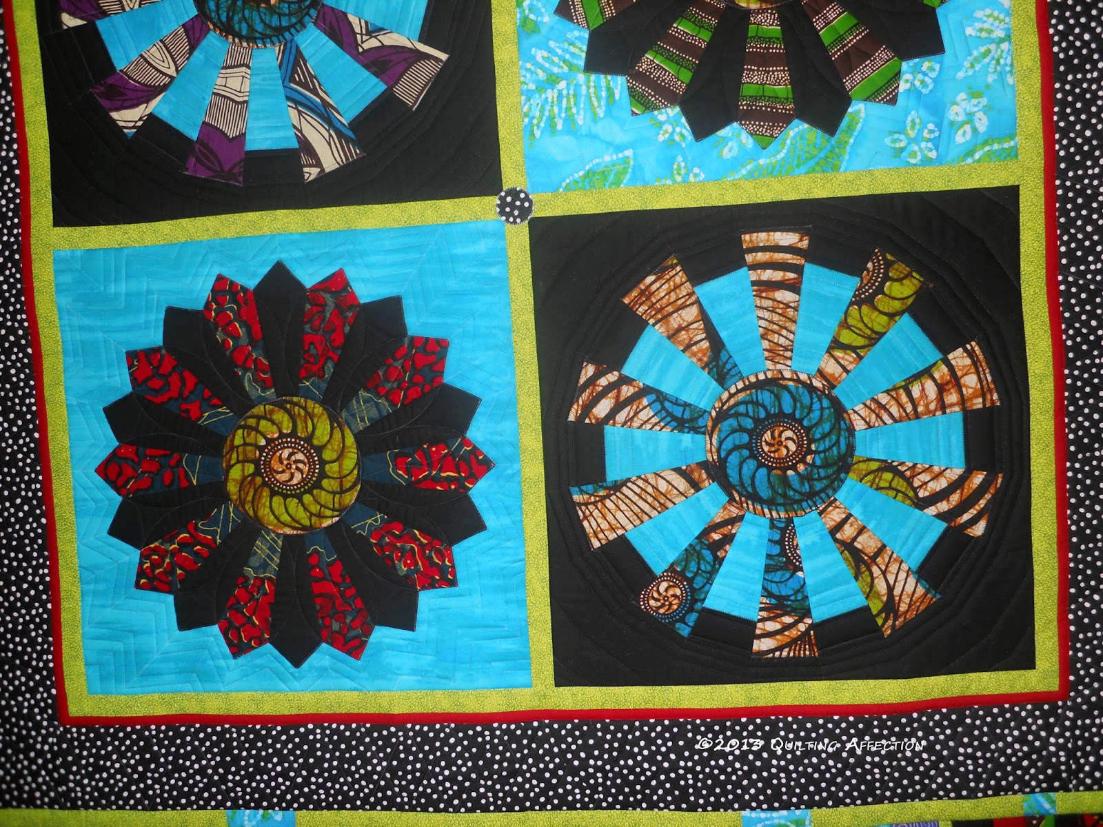 Quilting Affection Designs: African Quilt Finished!
