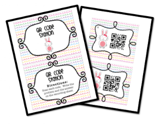 Classroom Freebies Too: Easter QR Code Math Station