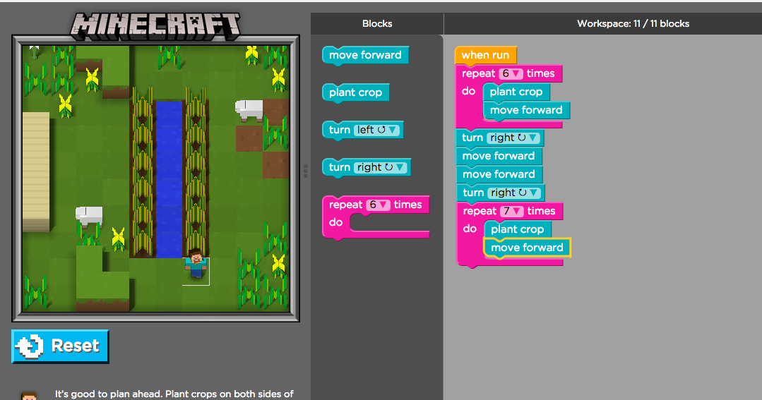 Learning Tech for Teachers and Students: Minecraft Hour of Code Lesson ...