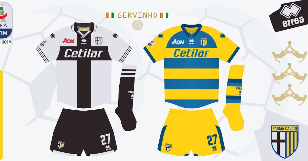Design Futbol Kits: Parma 2018 - 2019 (Serie A)