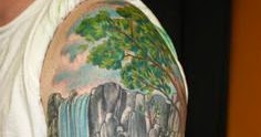 Waterfall tattoo ideas