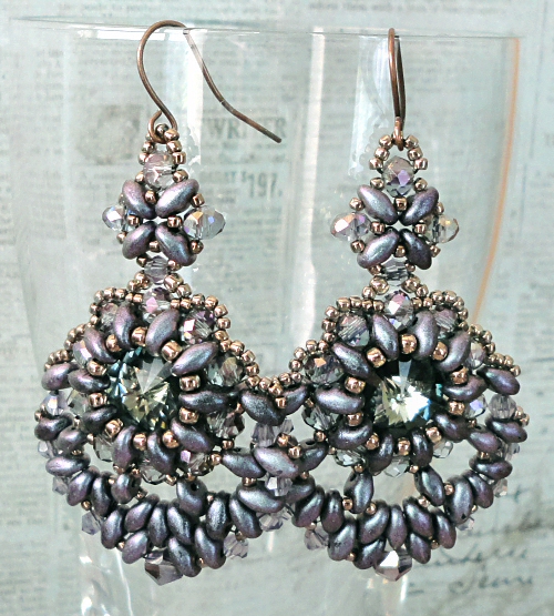 Linda's Crafty Inspirations: YouTube Beading Tutorial - Tango Earrings