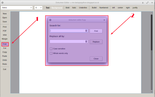 (Python dan PyQt4) Dokumen editor versi 12 ~ Belajar Python