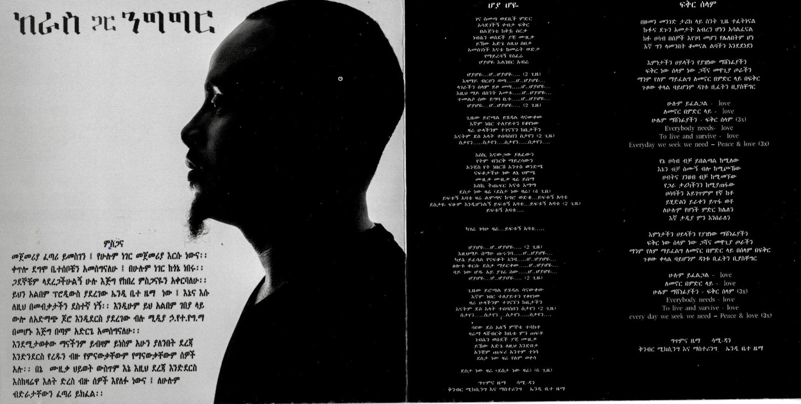 my passion for ethiopian music ...: ethiopian reggae