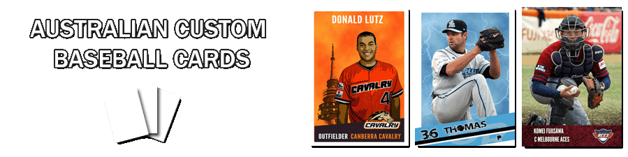 Australian Custom Baseball Cards: Jay Pacella - 2012-13 Perth Heat