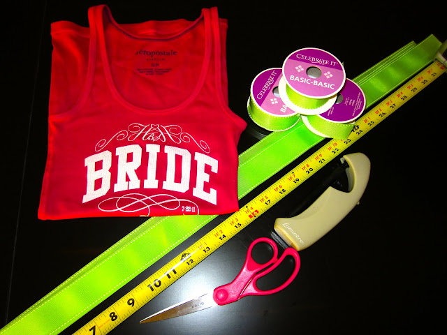 DIY Bridal Party Tanks