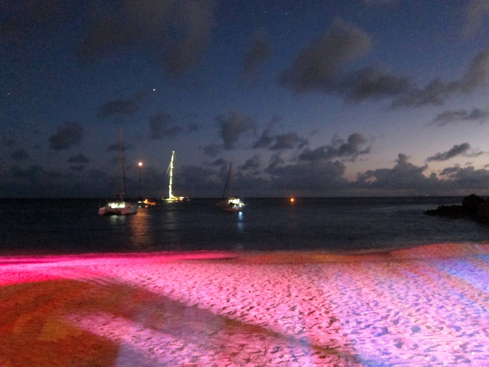 Shell beach, Gustavia, St. Barthélemey, French West Indies…