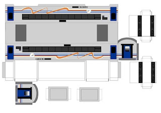 PAPERCRAFT KERETA PENUMPANG DAN BARANG INDONESIA 2016
