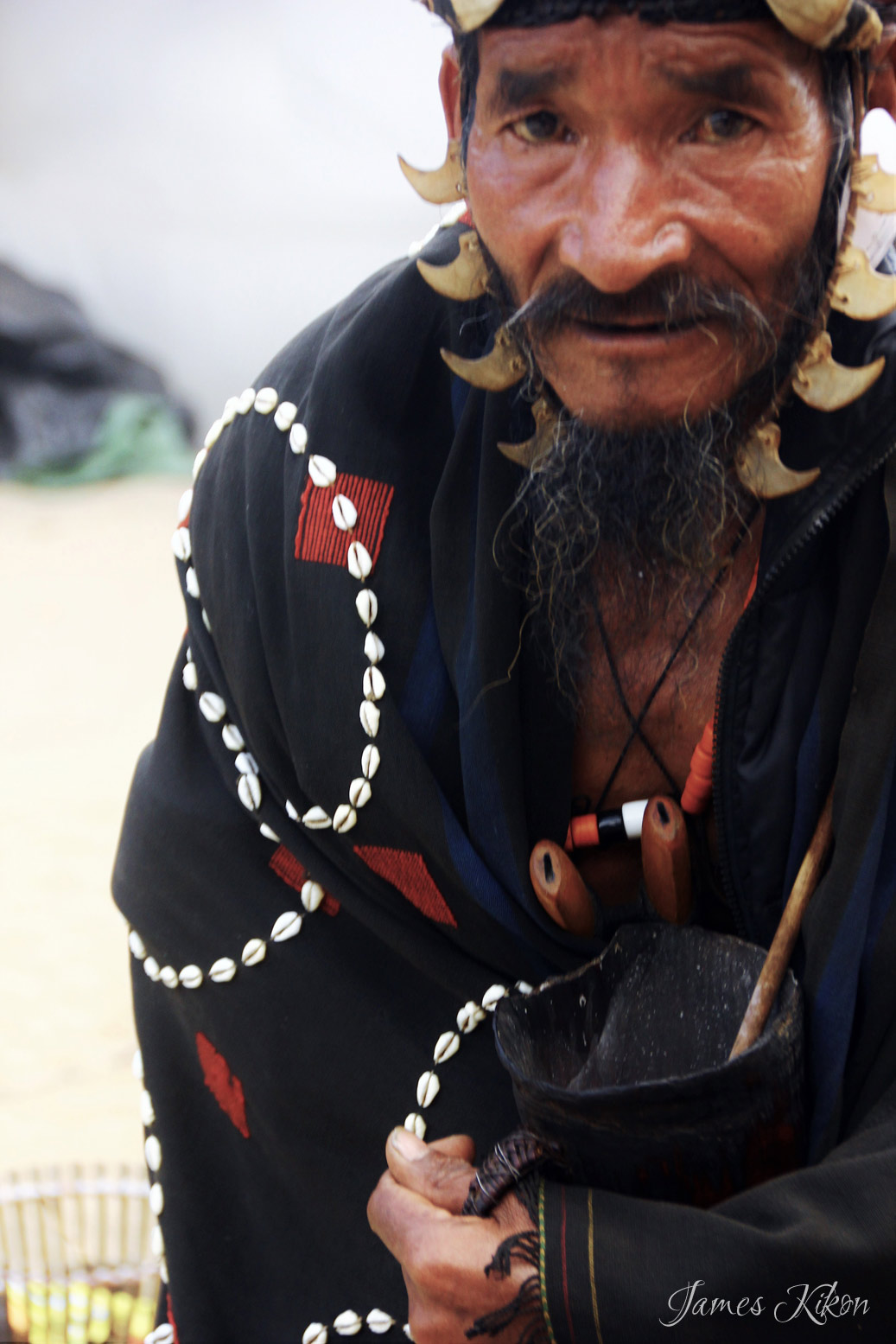 Nagaland Cultural Photos -Traditional Naga Head Gears and Faces