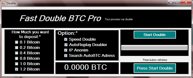 Fast Double BTC Pro