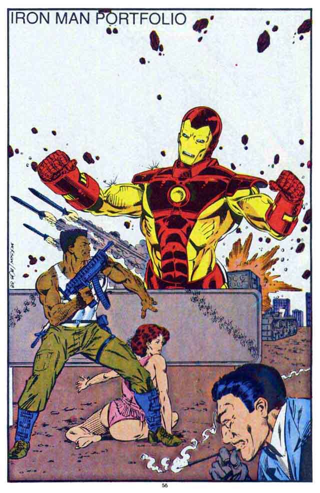 Marvel Comics of the 1980s: 1989 - Iron Man Pin-Ups
