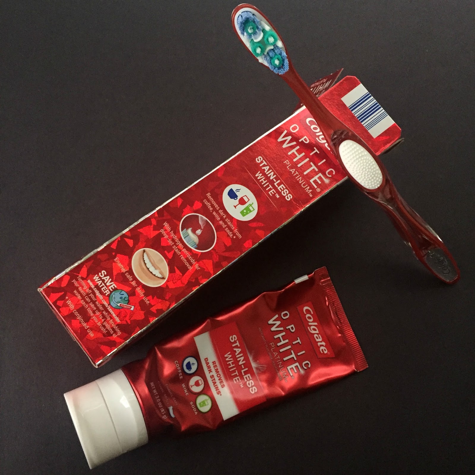 Colgate® Optic White® Platinum™ Stain-Less White™ Toothpaste and ...