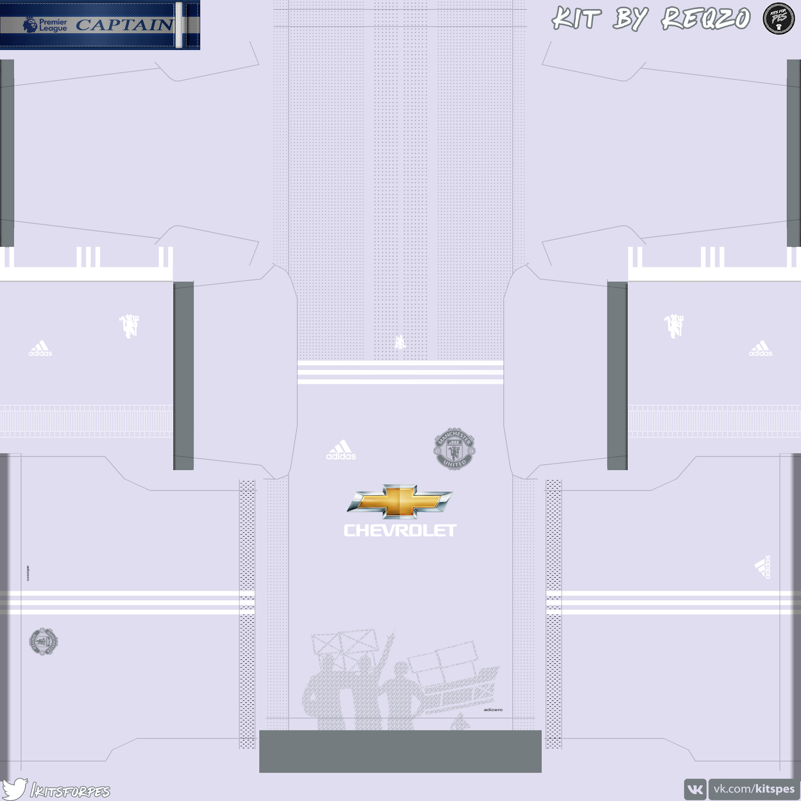 (PES 2017 PS4) Manchester United Kits 2017/2018