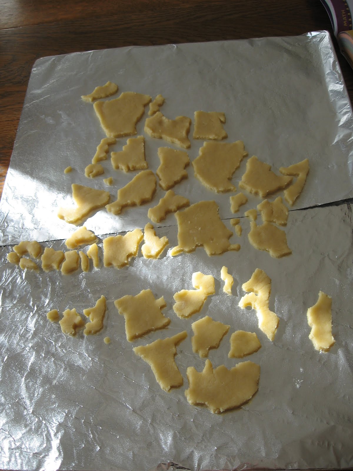 Almost Unschoolers: Geography Cookies - Countries of Africa